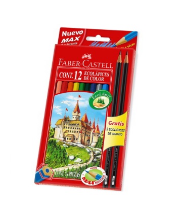 Lápices 12 Colores + 2 grafito Faber Castell – Start Office