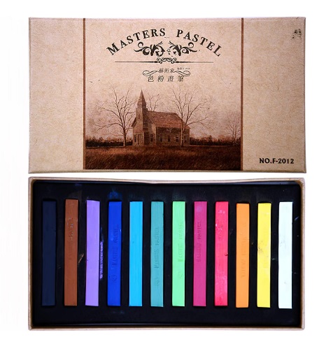 Pastel Seco 12 Barras de Colores Artístico Masters Pastel – Start Office